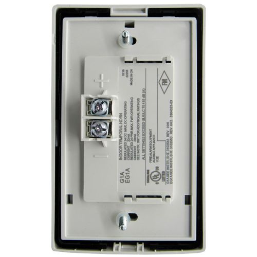 Edwards EST G1AWF Compact Horn for Wall Mounting (White)