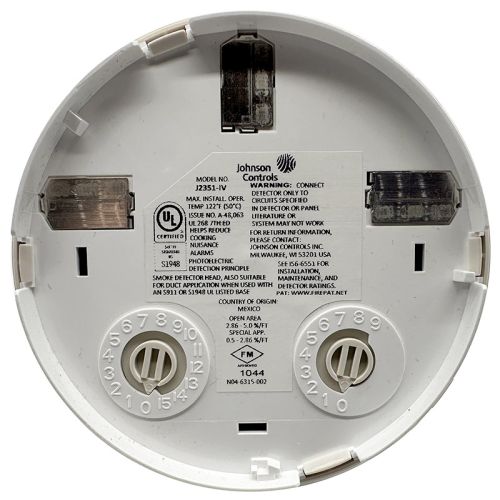 Johnson Controls J2351-IV Addressable Photoelectric Smoke Detector (Ivory)