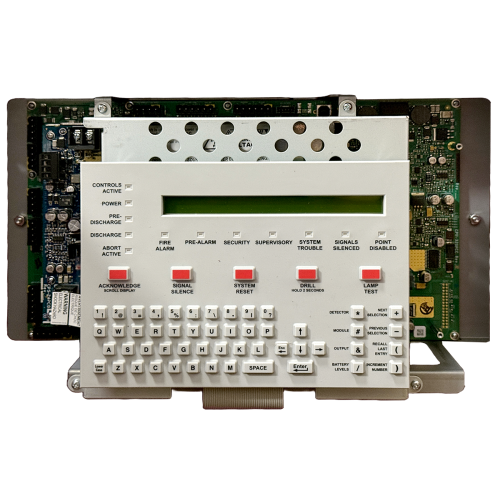 Notifier NFS-320R (Intelligent FACP) in Red Cabinet