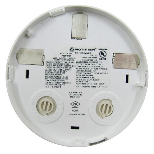 Notifier FSP-951 Intelligent Photoelectric Smoke Detector (White)