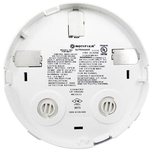 Notifier FSP-951T Photoelectric Sensor Head with Thermal Sensor (White)