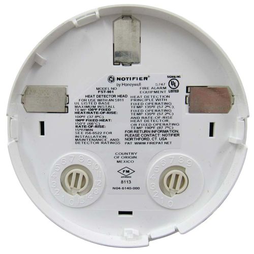 Notifier FST-951 Fixed 135F Heat Detector (White)