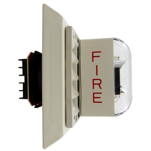 Wheelock ET-1080-IS-24-VFW Vandal-resistant Speaker Strobe (White)
