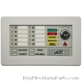 Fire-Lite ADT-LED10 Annunciator (with Frame)