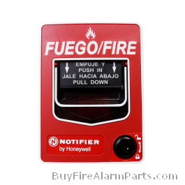 Notifier NBG-12LSP Dual Action Manual Pull Station (English / Spanish)