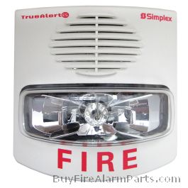 Simplex 49MTV-WWF TrueAlert ES Addressable Wall Mount Horn Strobe