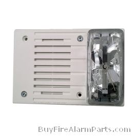 Simplex 4906-9130 Ceiling Mount Multi-Candela Horn Strobe (White)